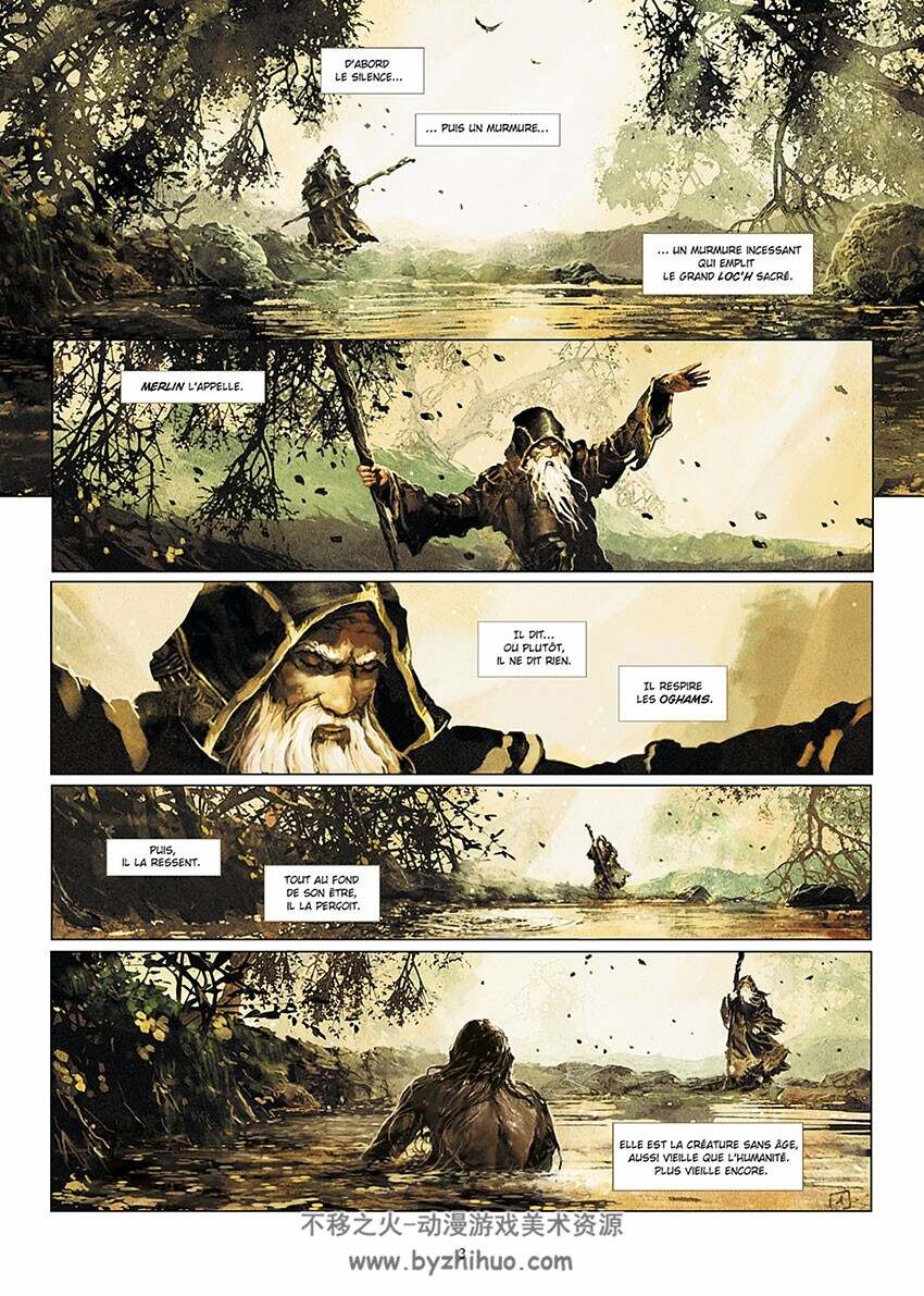 Excalibur Chroniques 1-5册 魔幻史诗漫画 Jean-Luc Istin - Alain Brion - 不移之火资源网