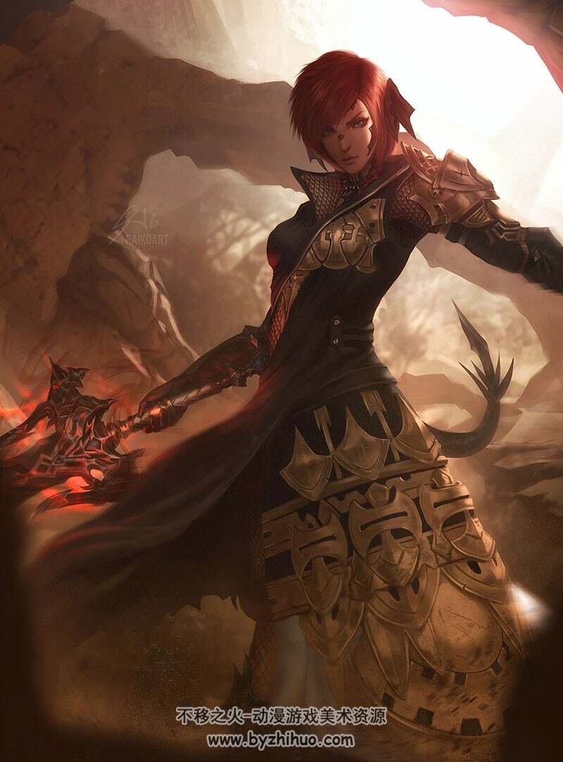 插画师taysean 作品图集 103P - 不移之火资源网