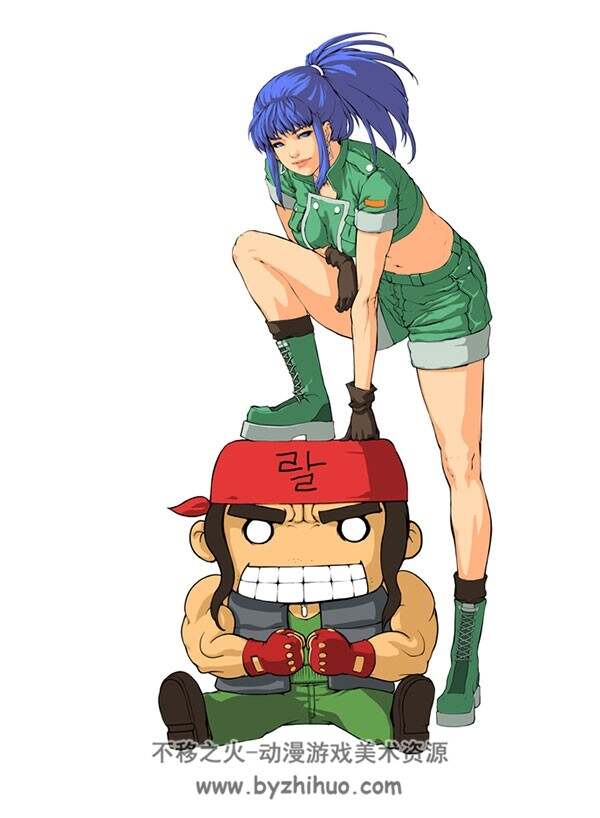 韩国人气插画师 hyulla作品分享 343P - 不移之火资源网