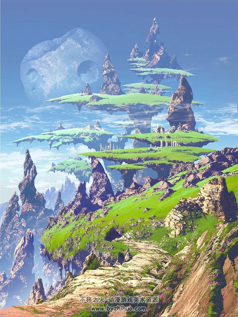 游戏综合类场景原画参考 4648P - 不移之火资源网