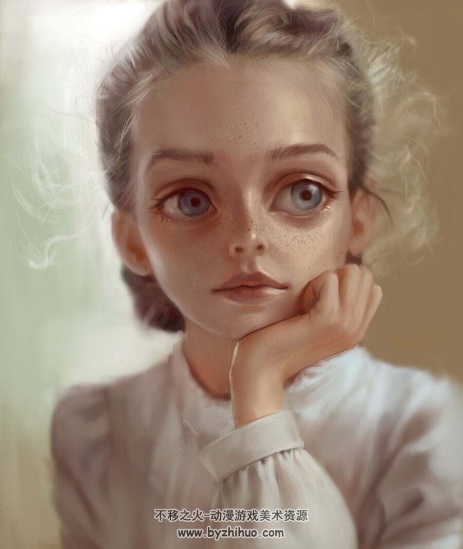 Ilse Harting 荷兰画师插画作品赏析 眼神很到位啊 43P - 不移之火资源网