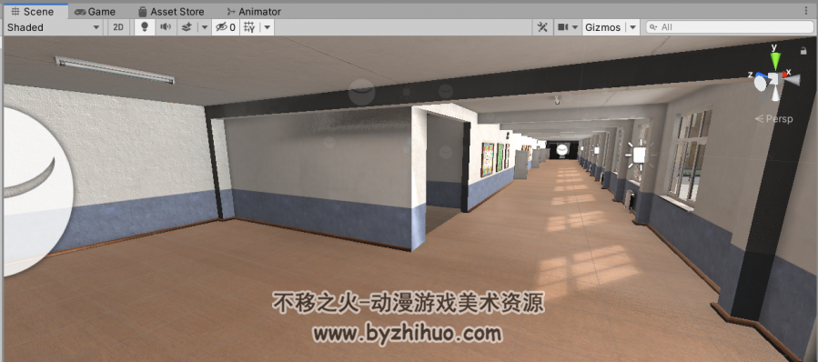 U3D unity 学校场景School Scene模型百度网盘分享下载 - 不移之火资源网