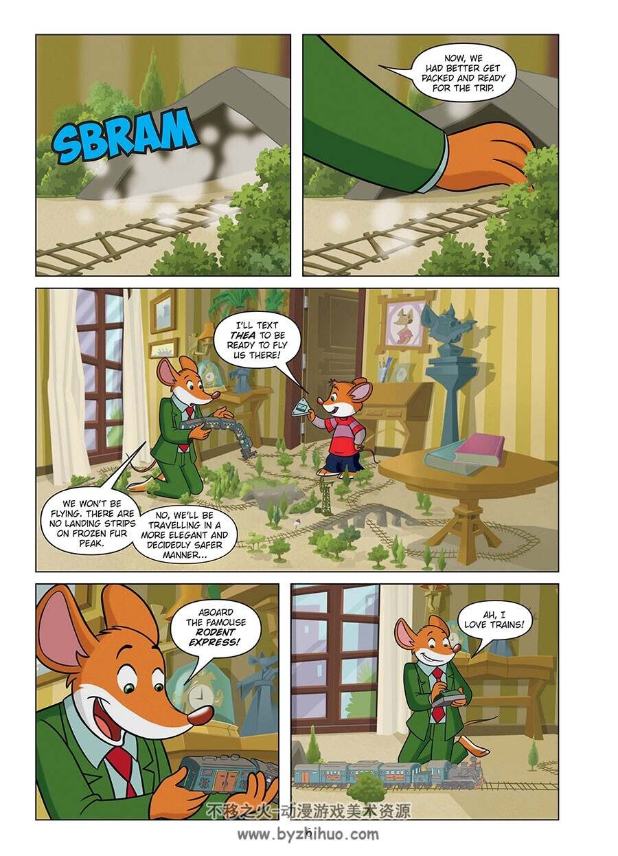 Geronimo Stilton Reporter 第11册 Intrigue on the Rodent Express 漫画下载 - 不移 ...