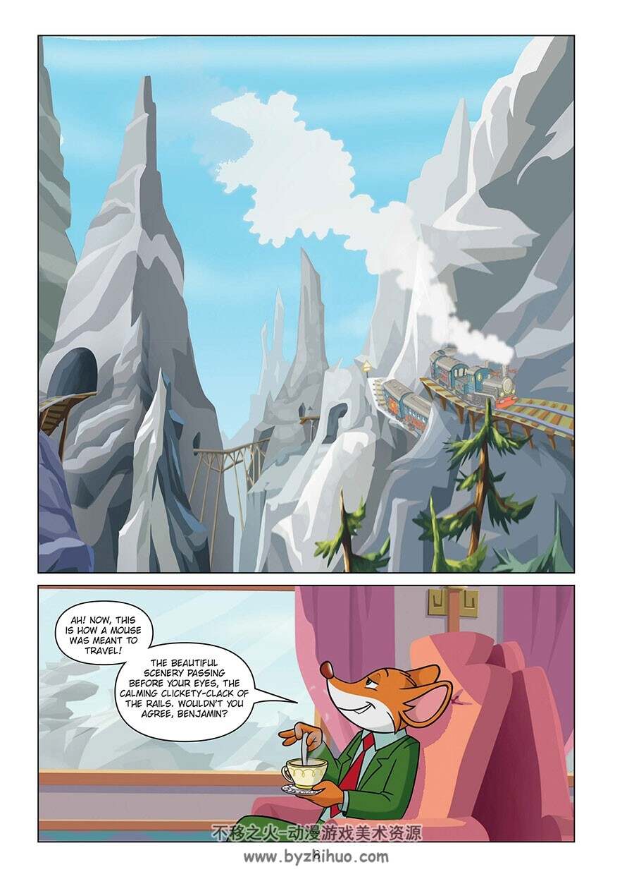 Geronimo Stilton Reporter 第11册 Intrigue on the Rodent Express 漫画下载 - 不移 ...