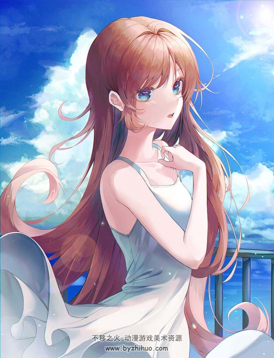 PIXIV 插画师Dasha 二次元少女插画图片 百度网盘下载 - 不移之火资源网