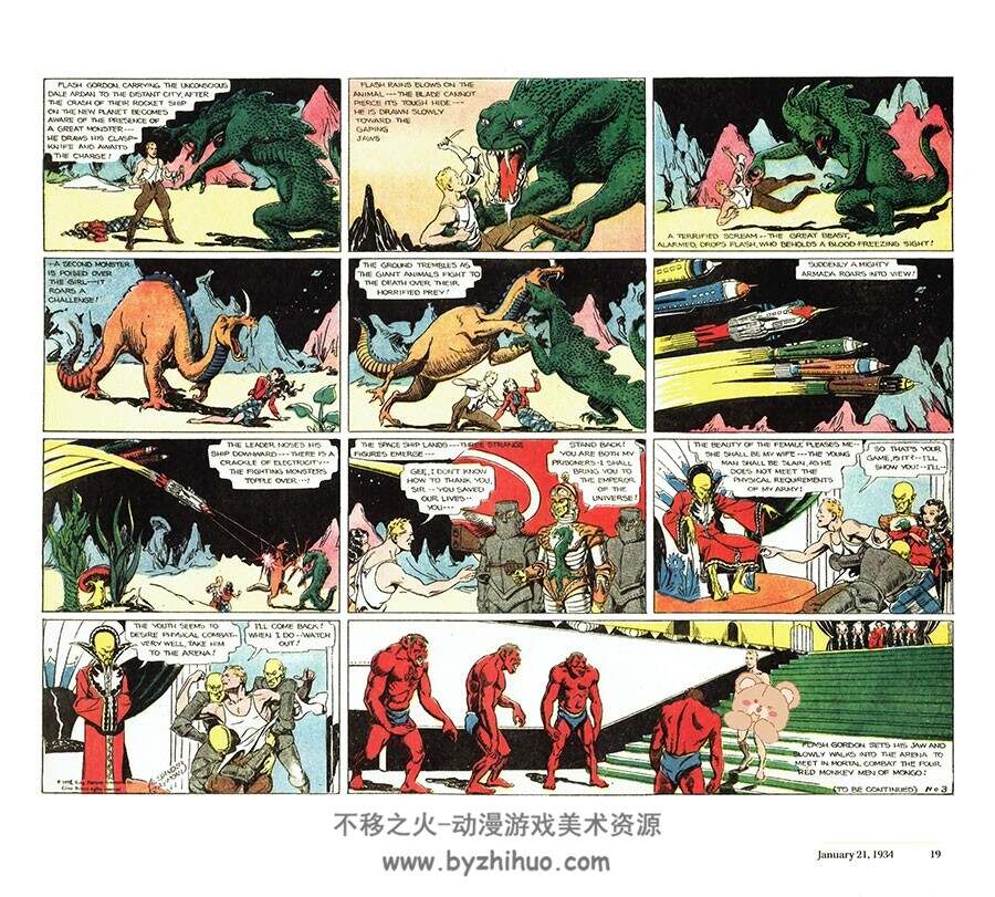 The Complete Flash Gordon Library 第1册 On the Planet Mongo 漫画下载 - 不移之火资源网