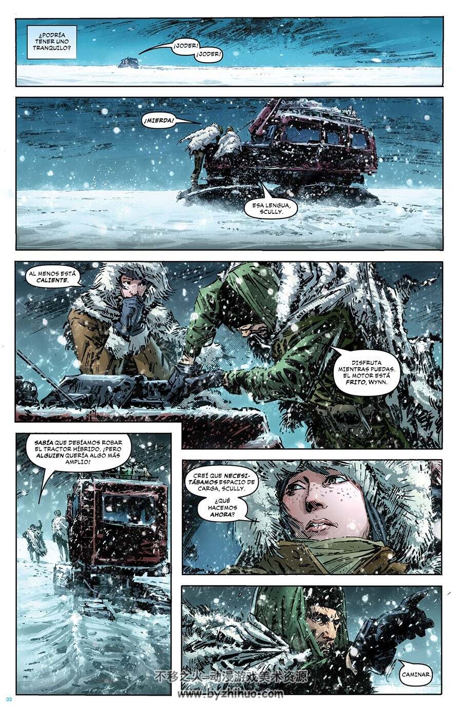 WinterWorld 第1-7册 Chuck Dixon & Jorge Zaffino 漫画下载 - 不移之火资源网
