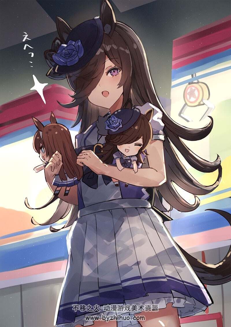 PIXIV画师 おるふぃー 动漫同人插画壁纸图包 百度网盘下载 72P - 不移之火资源网