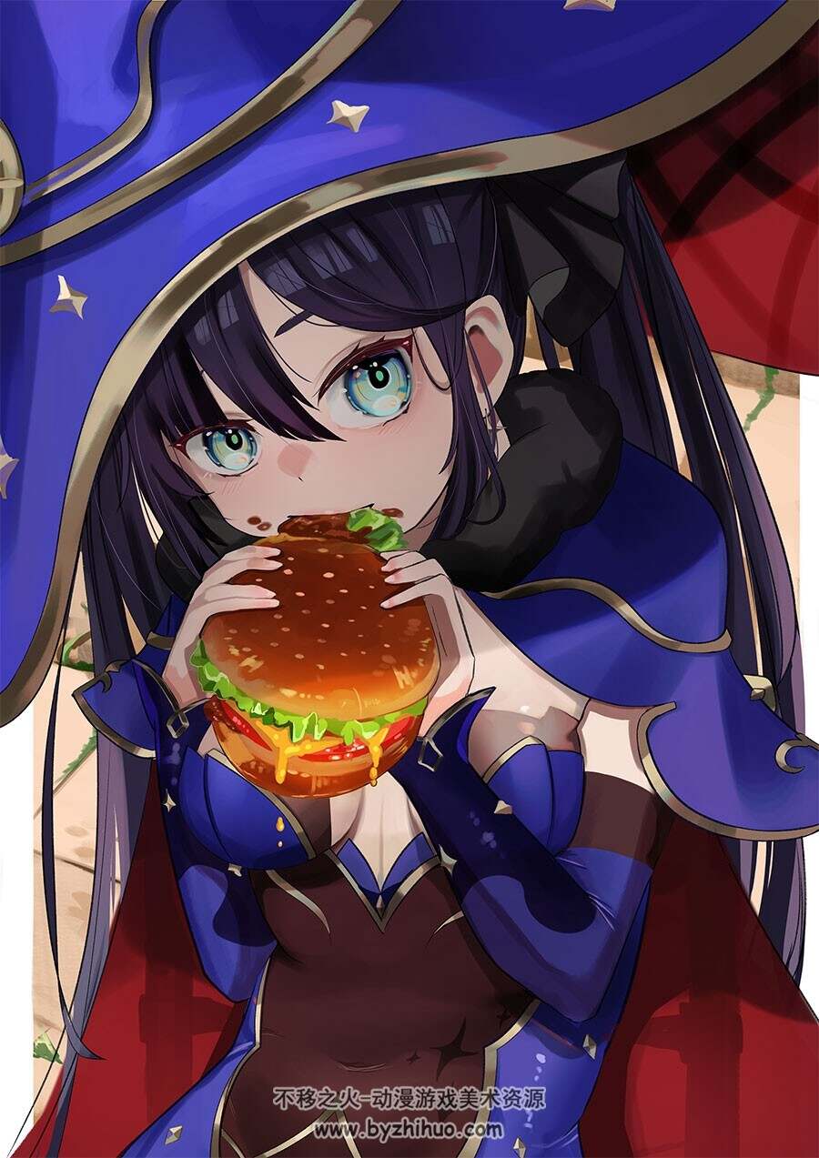 PIXIV画师 SAN 插画同人壁纸图包 百度网盘下载 143P - 不移之火资源网