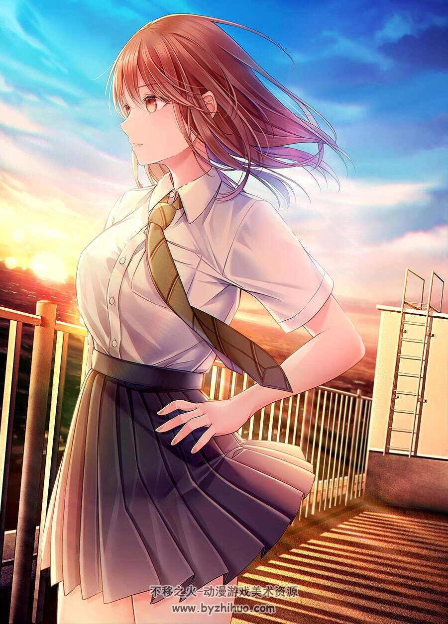 画师 Kuronamako 二次元插画壁纸图包 百度网盘下载 52P - 不移之火资源网