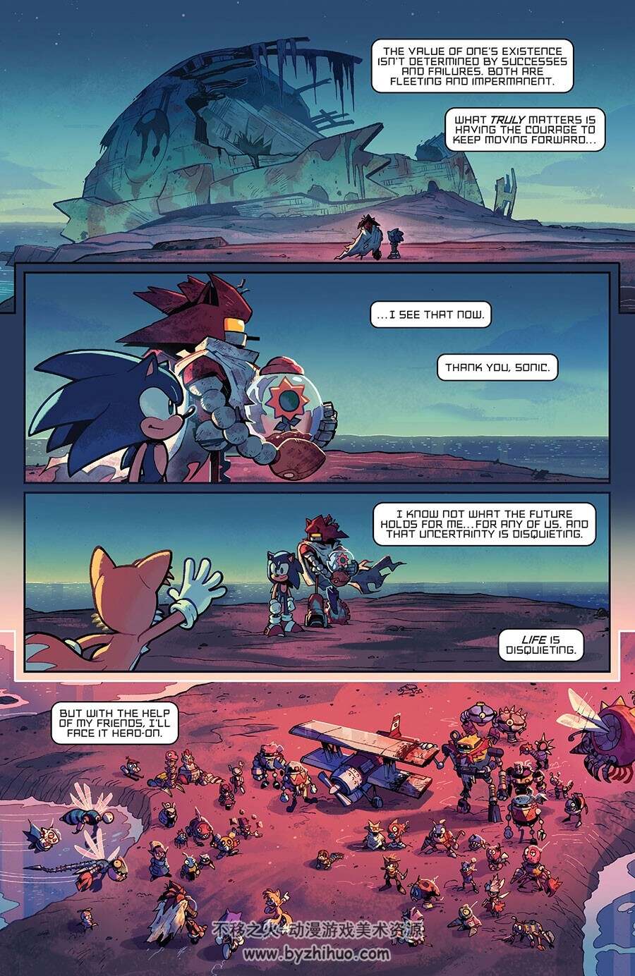Sonic the Hedgehog Scrapnik Island 第4册 Daniel Barnes 漫画下载 - 不移之火资源网