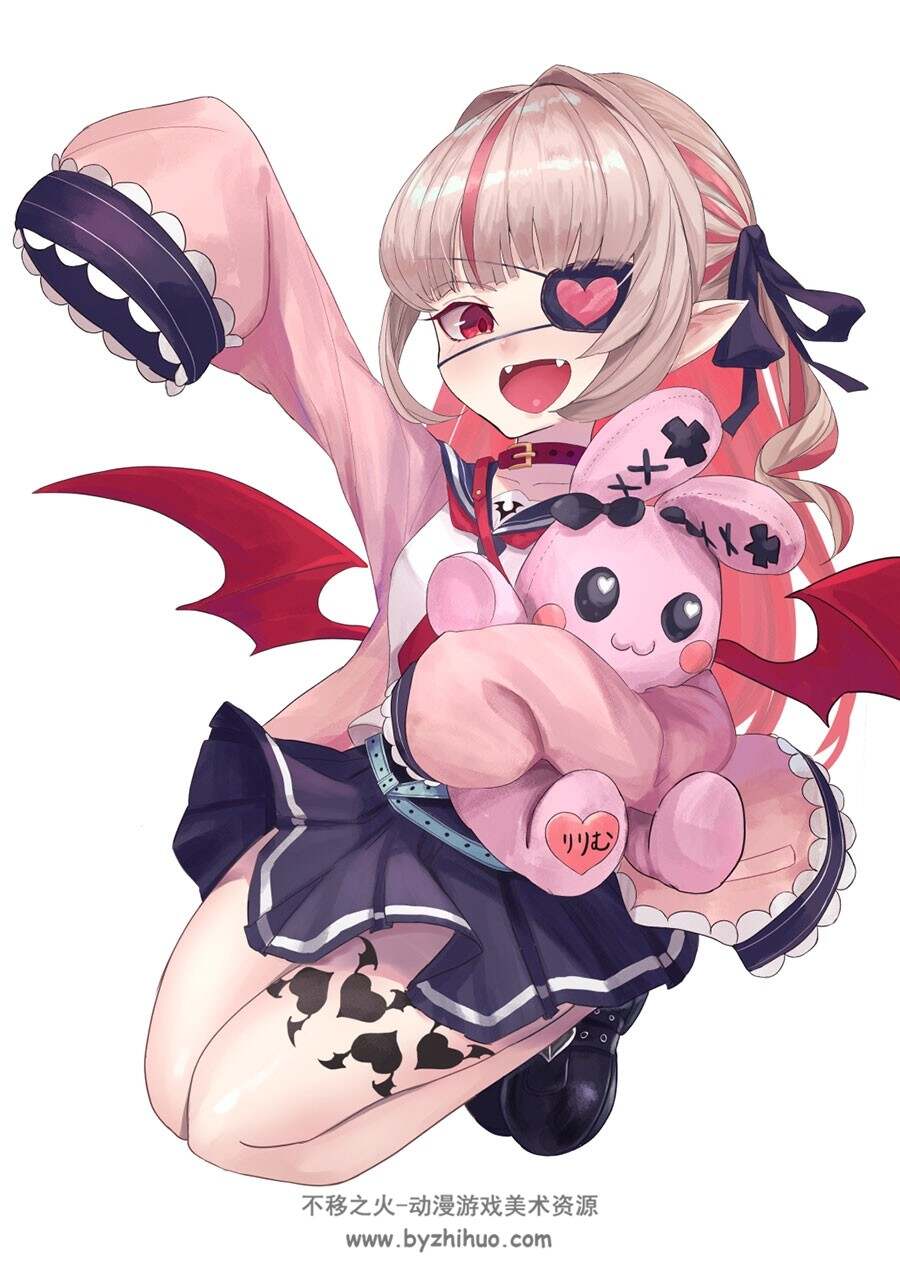 Pixiv 画师アマノ羽衣 动漫角色插画图片 百度网盘下载 146P 220MB - 不移之火资源网