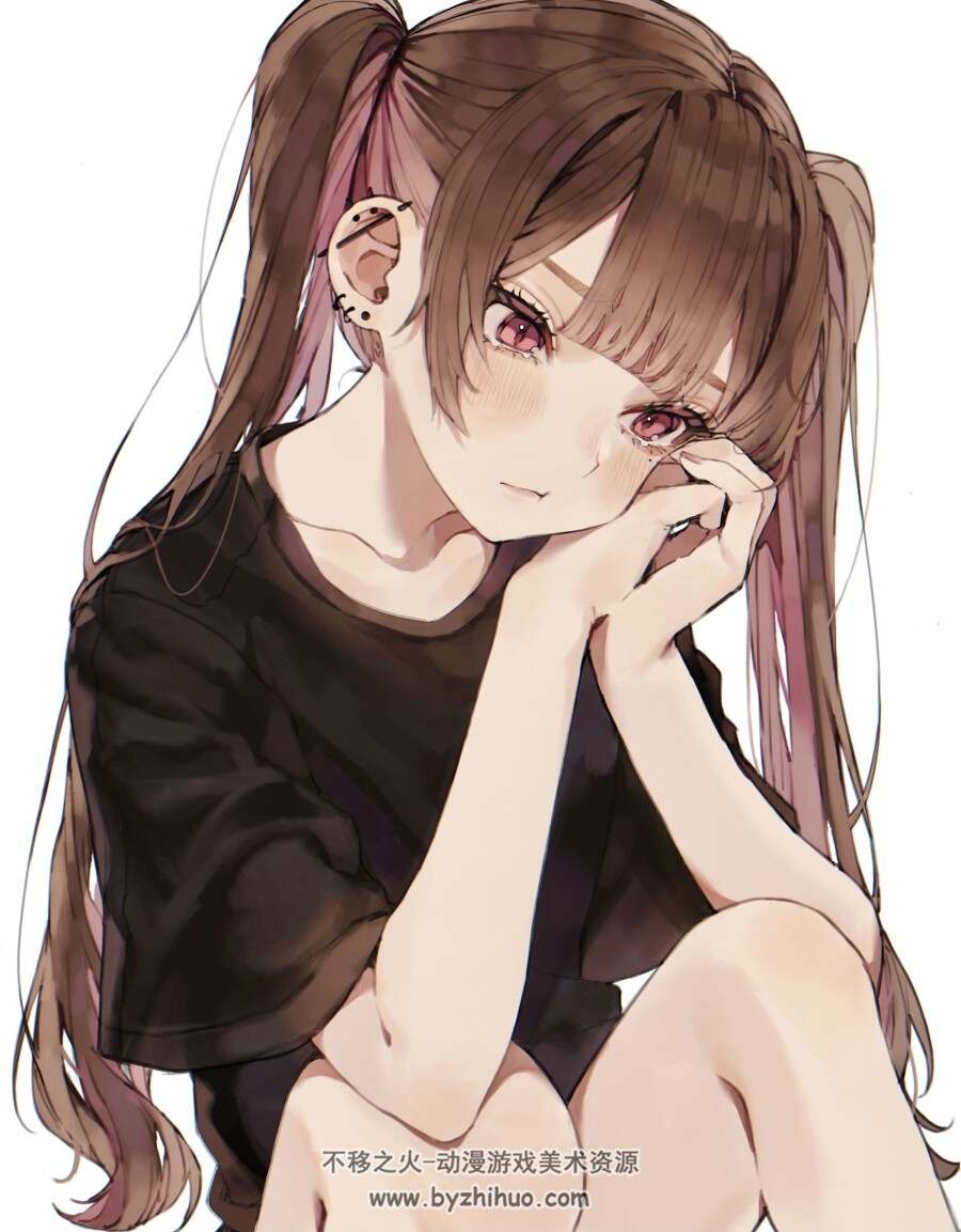 はむねずこ画师插画图包 百度网盘下载 89P 153MB - 不移之火资源网